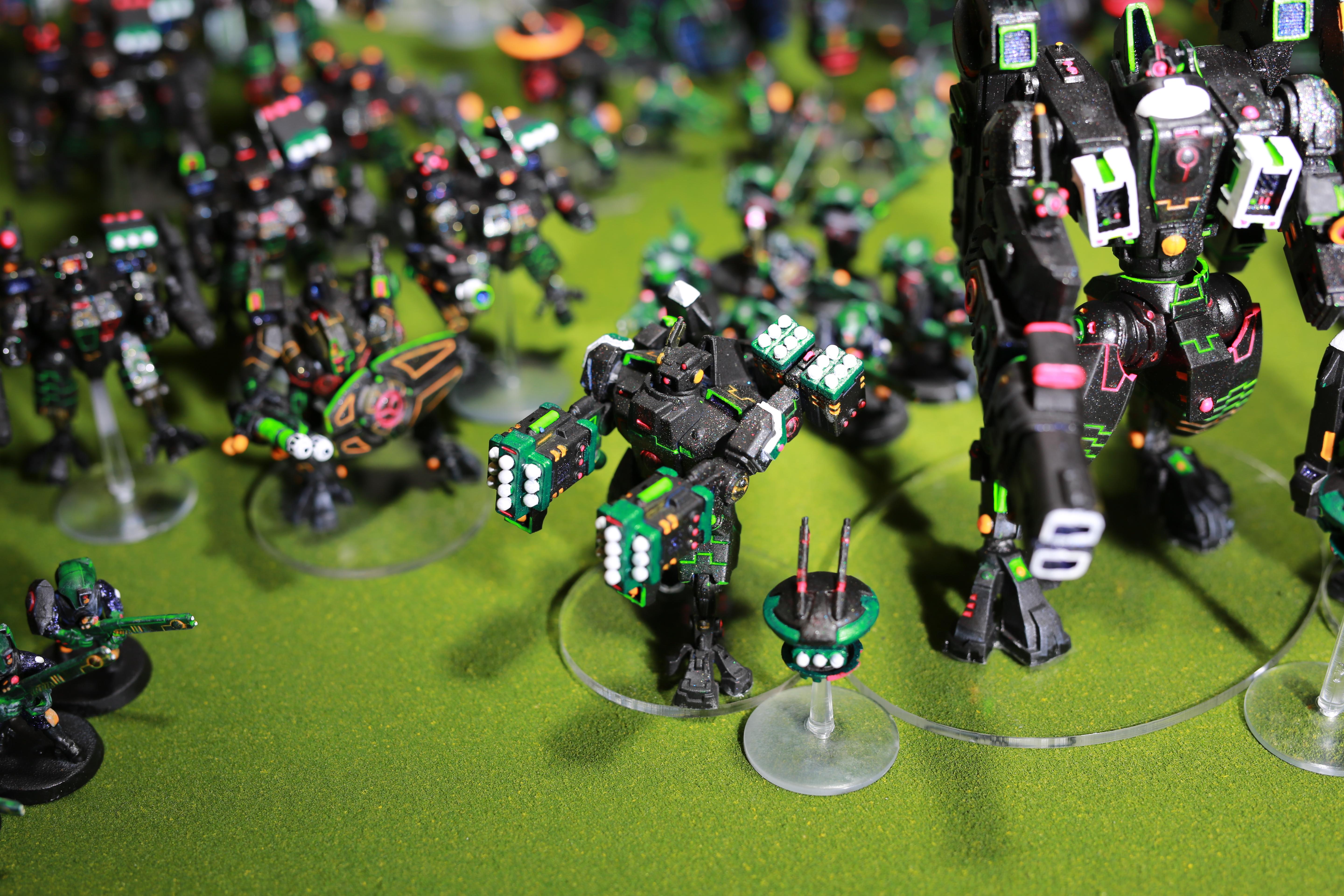 Acrylic, Army, Ke'lshan, Neon, Tau, Tron - BROADSIDE - Gallery - DakkaDakka